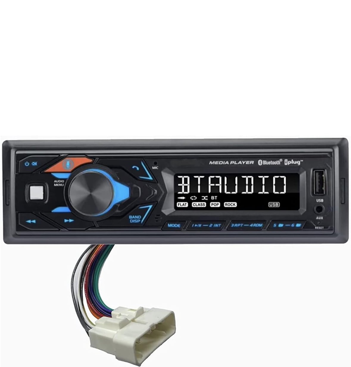 Direct Plug N Play Radio for Bobcat Tractor AM FM Bluetooth AUX MP3 ...