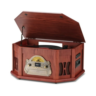 Arkrocket Taurus Jukebox Vinyl Record Player Bluetooth USB SD CD Player ...