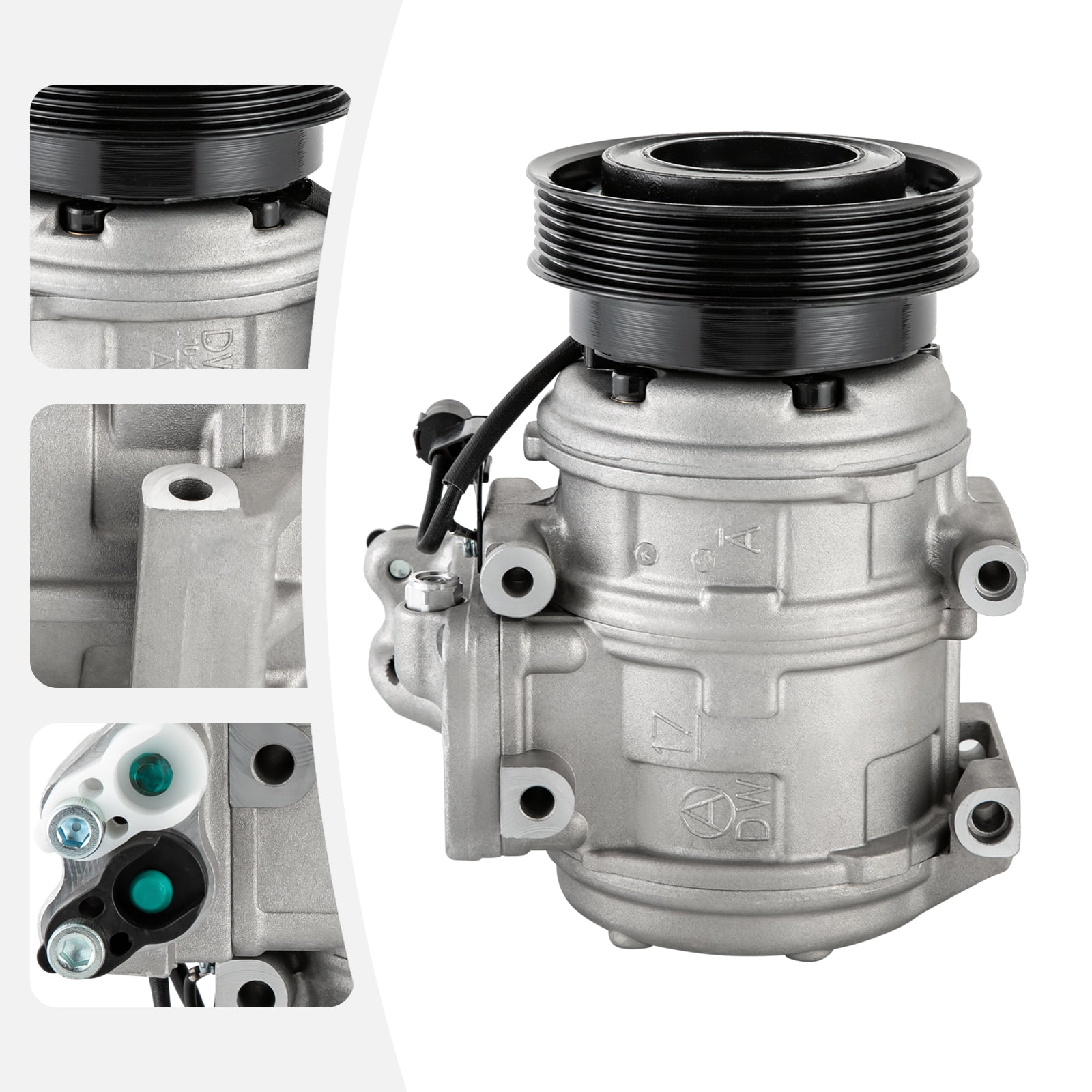 Direct Replacement A/C Compressor for Toyota Corolla, 12V, Compatible ...