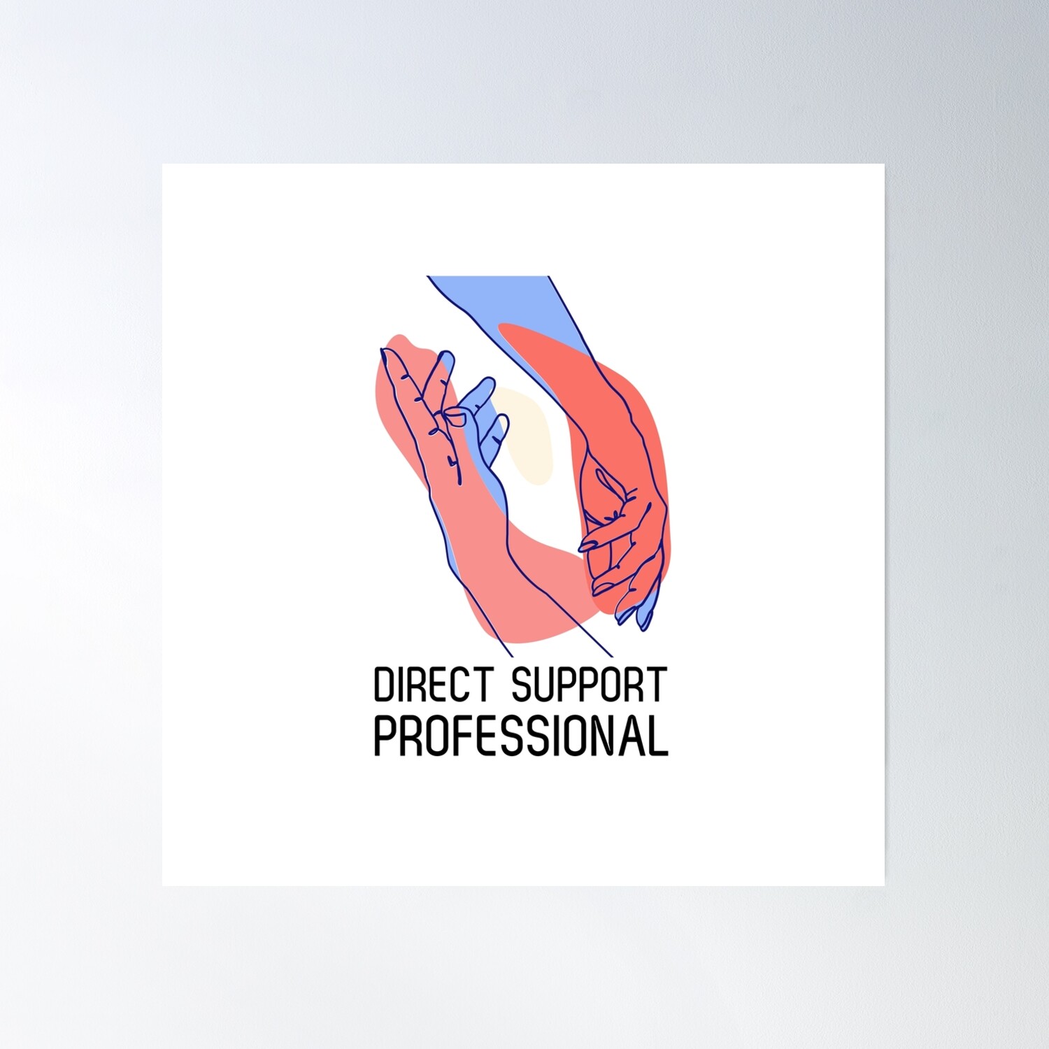 Direct Support Professional Life Dsp #Dsplife Full Text Poster Wall Art ...