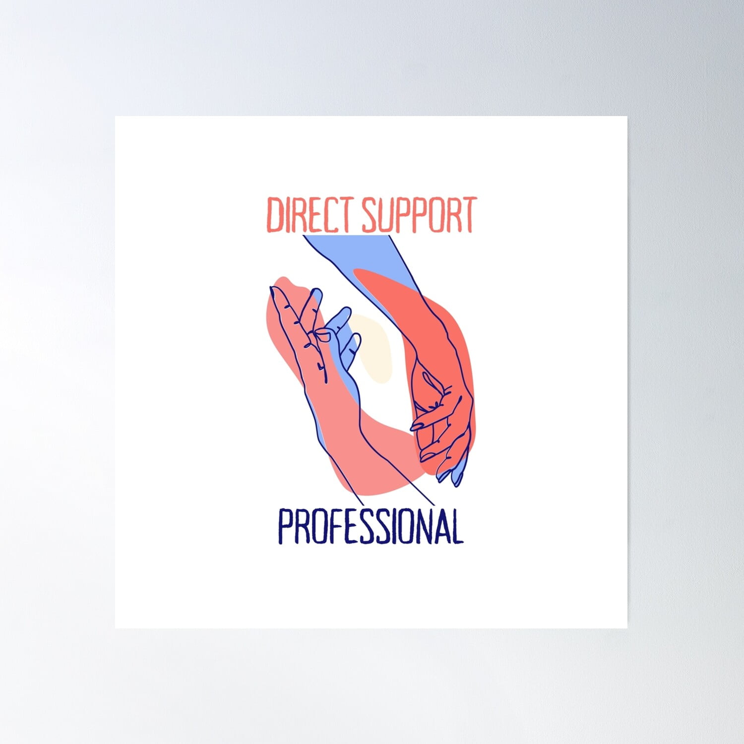 Direct Support Professional Life Dsp #Dsplife Poster Wall Art, Modern ...