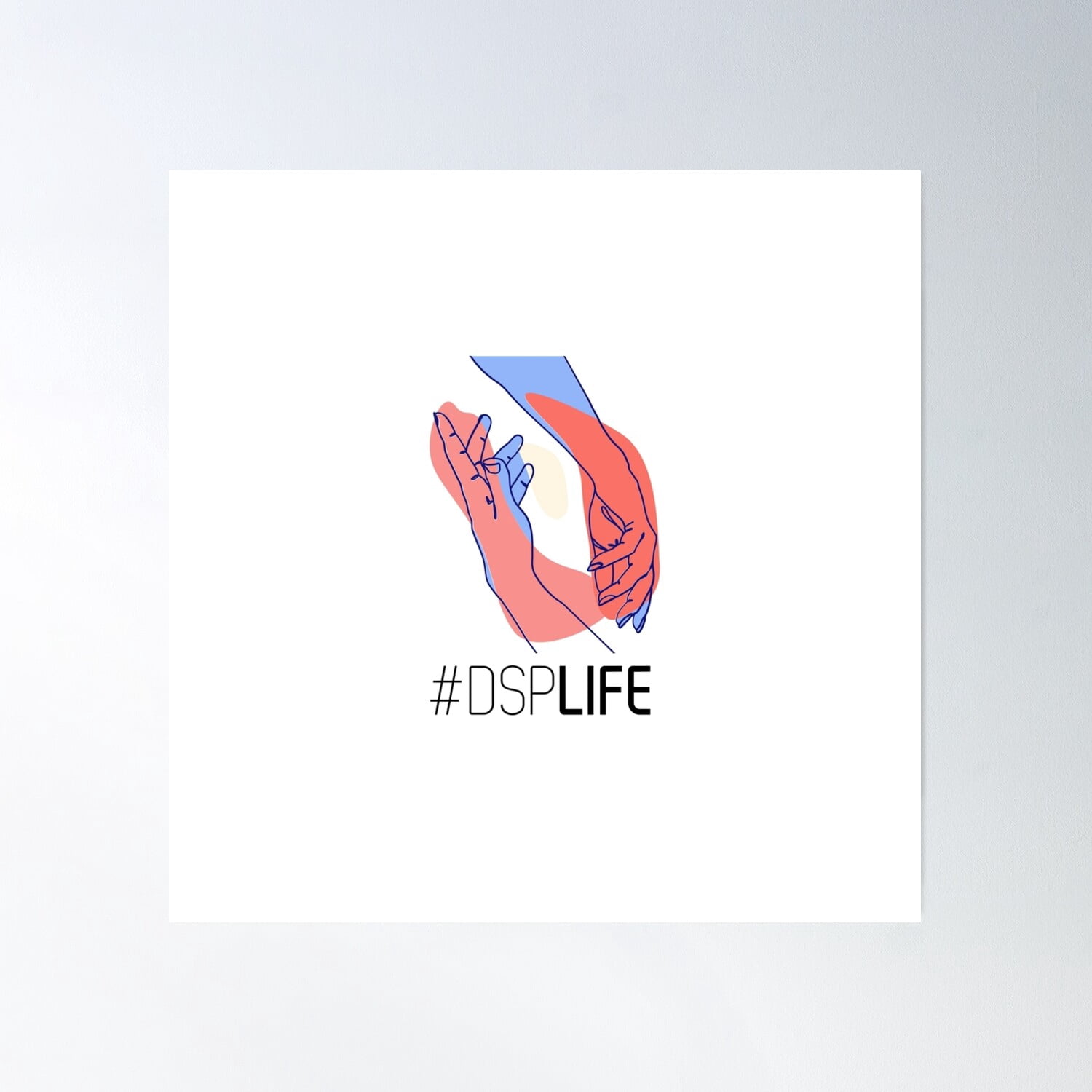 Direct Support Professional Life Dsp #Dsplife Poster Wall Art, Modern ...