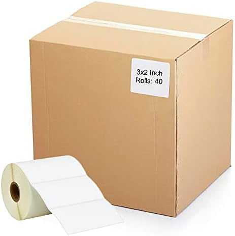 Direct Thermal Labels - 3" x 2" - Perforated UPC Barcode FBA Address ...