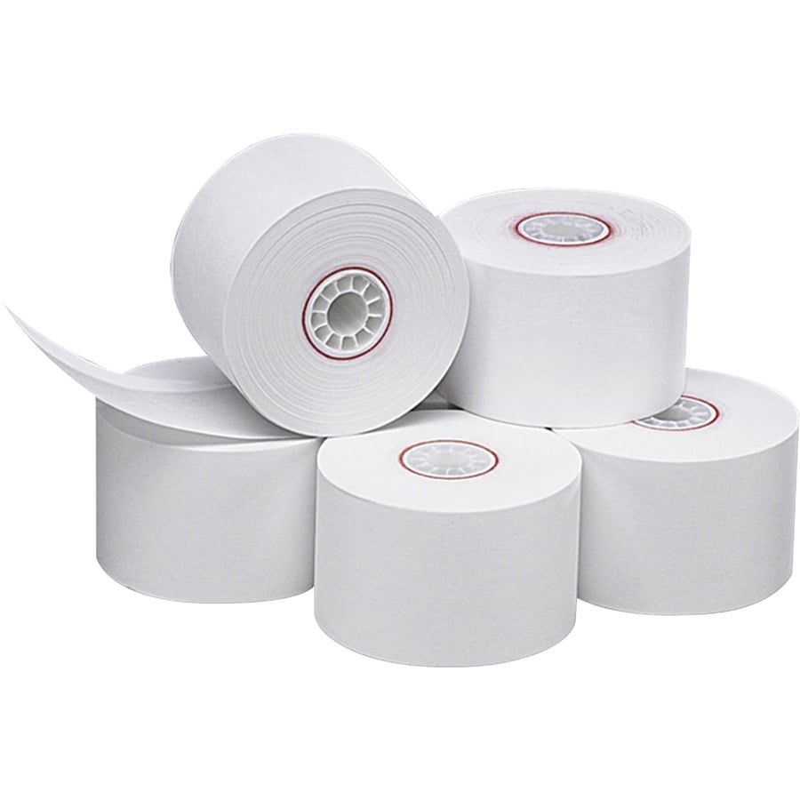 Direct Thermal Printing Thermal Paper Rolls, 1.75" X 230 Ft, White, 10 ...