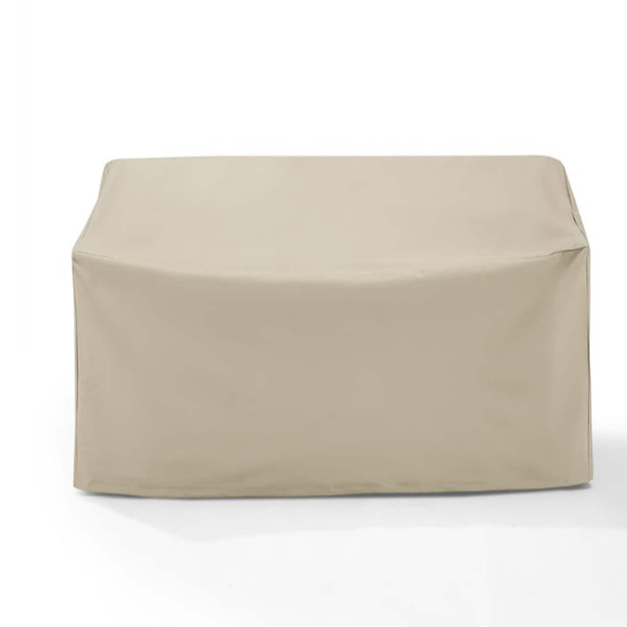 Direct Wicker 90.5" Large Square Patio Seat and Dining Table Set Cover ...