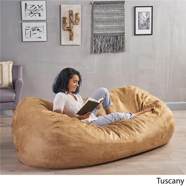 Direct Wicker UBS-B181P162985 8 Foot Sofa Sack Bean Bag Chair, Memory ...