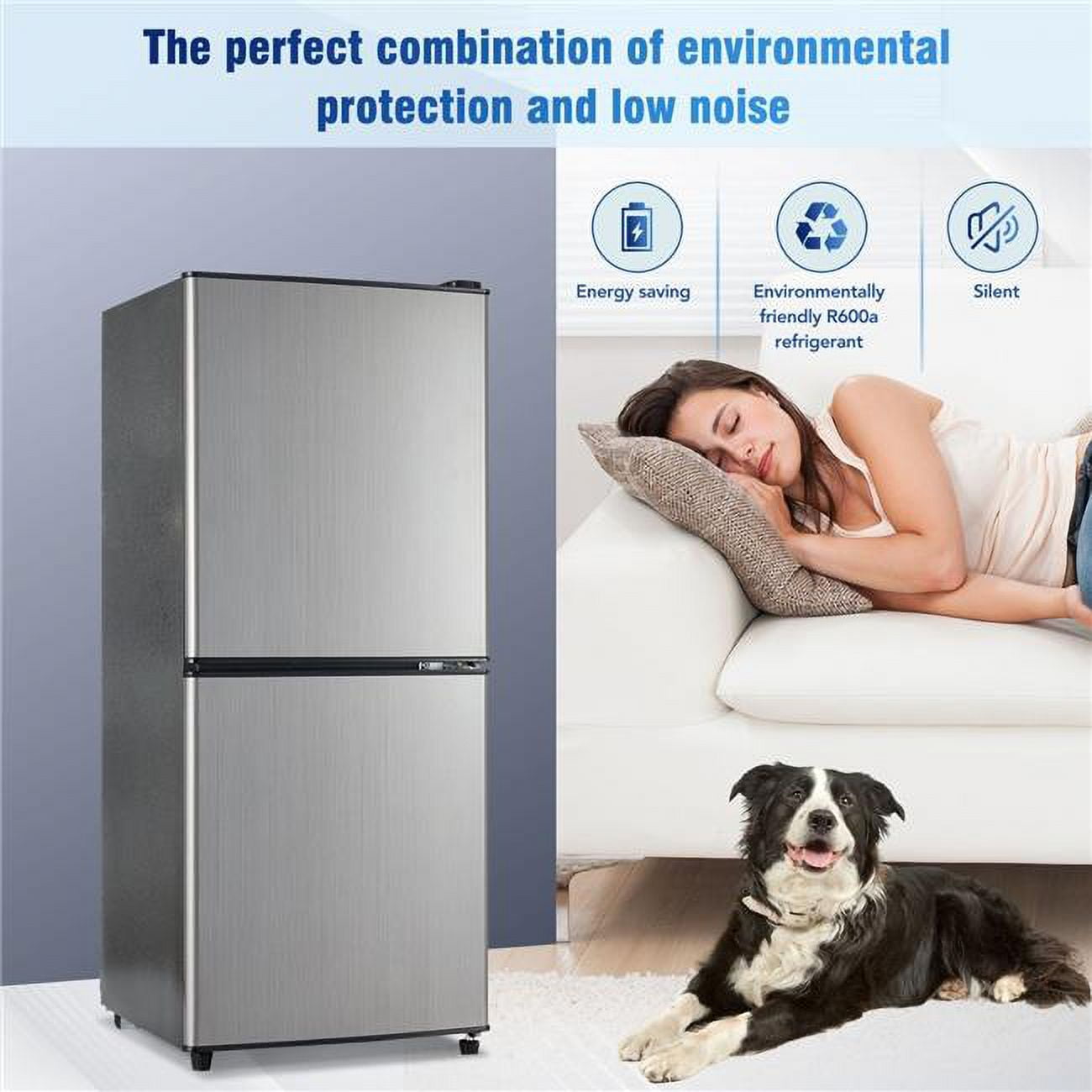 Direct Wicker UBS-ES313066AAK 3.6Cu.Ft Dual Zone Refrigerator,4 Star ...