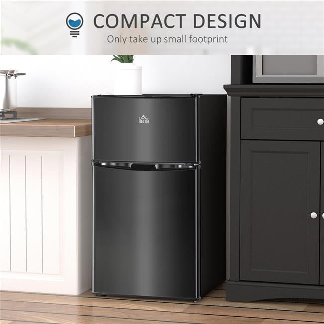 Direct Wicker UBS-W2225P173903 3.2 Cu.Ft Mini Fridge with Freezer ...