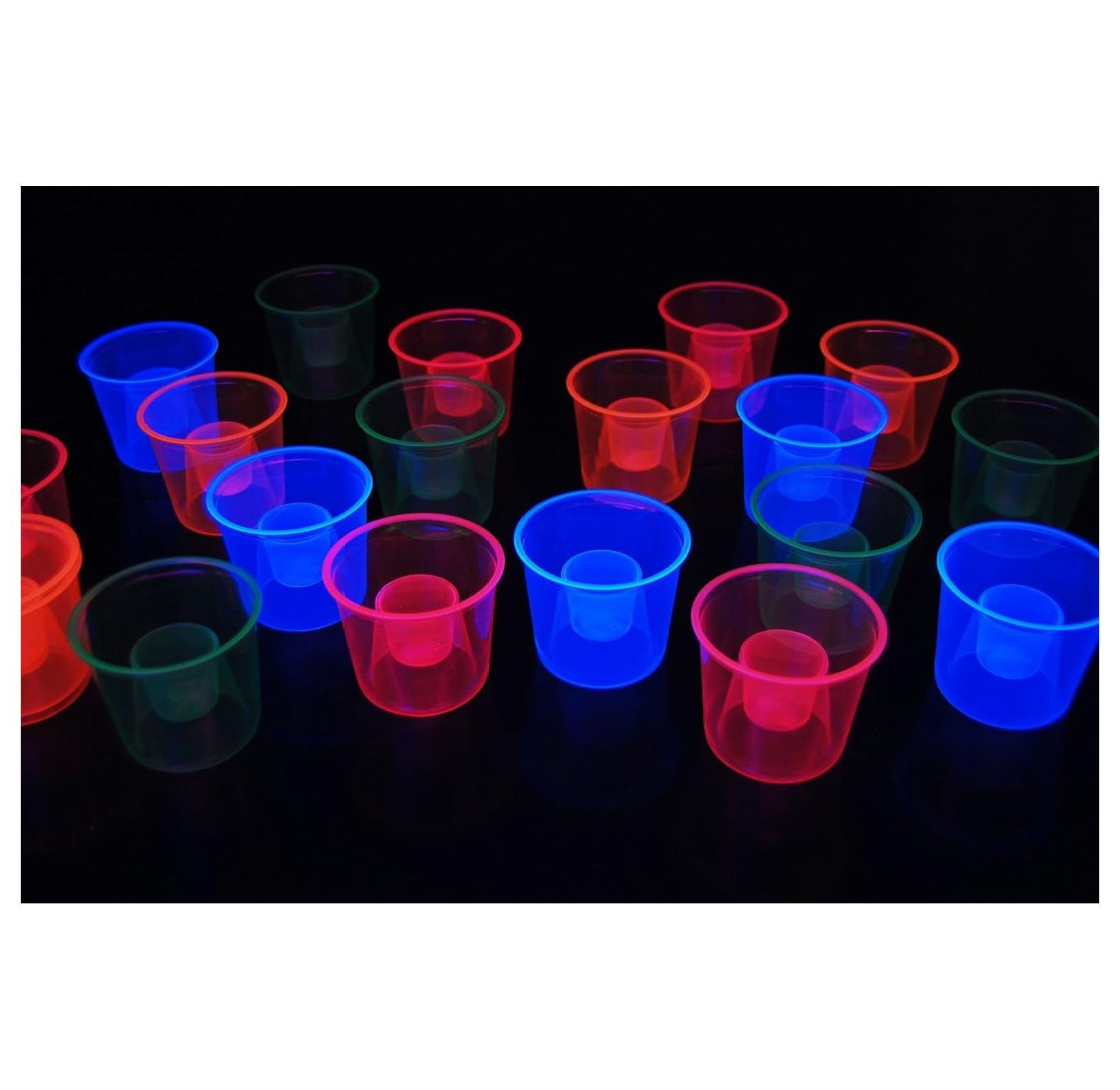 DirectGlow 4 Ounce Assorted UV Blacklight Reactive Soft Plastic Bomber ...