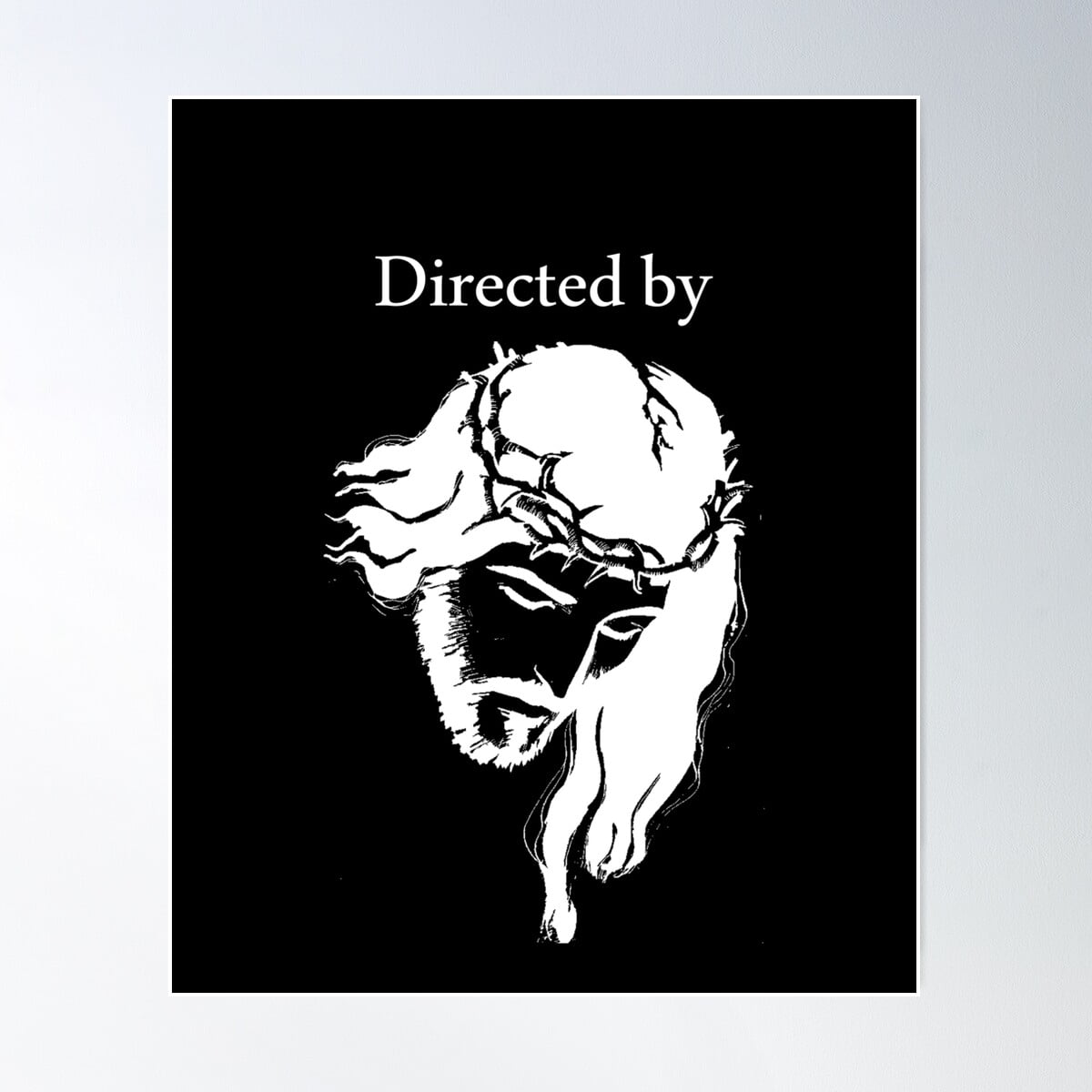 Directed By Jesus Poster Wall Art, Modern Wall Decor For Living Room ...