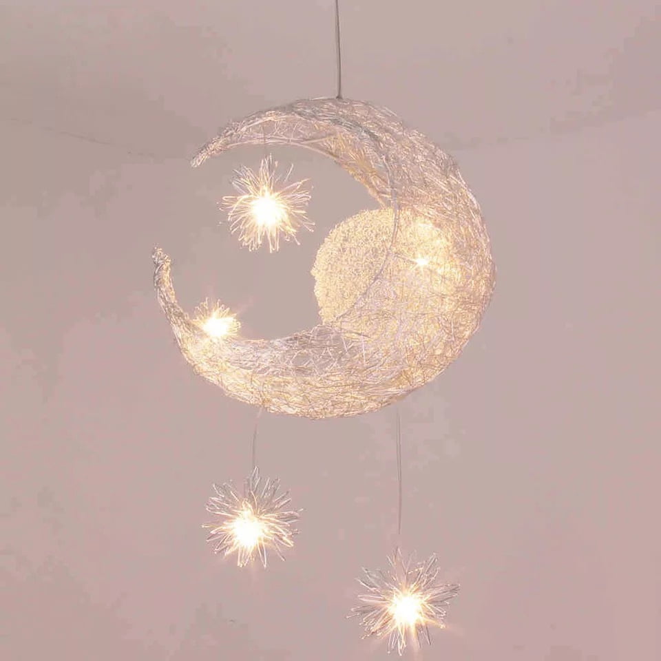 Directed Chandelier, Fairy Moon And Stars Ceiling Light, Chandelier For ...