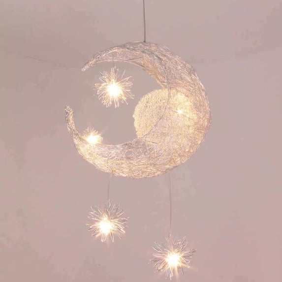 Directed Chandelier, Fairy Moon And Stars Ceiling Light, Chandelier For ...