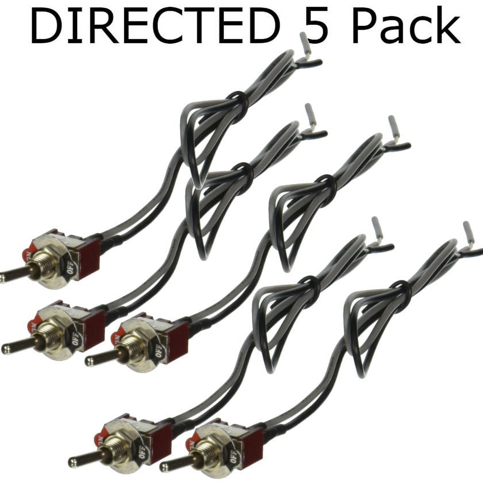Directed Electronics 8604 5 Pack of Toggle Switches - Walmart.com