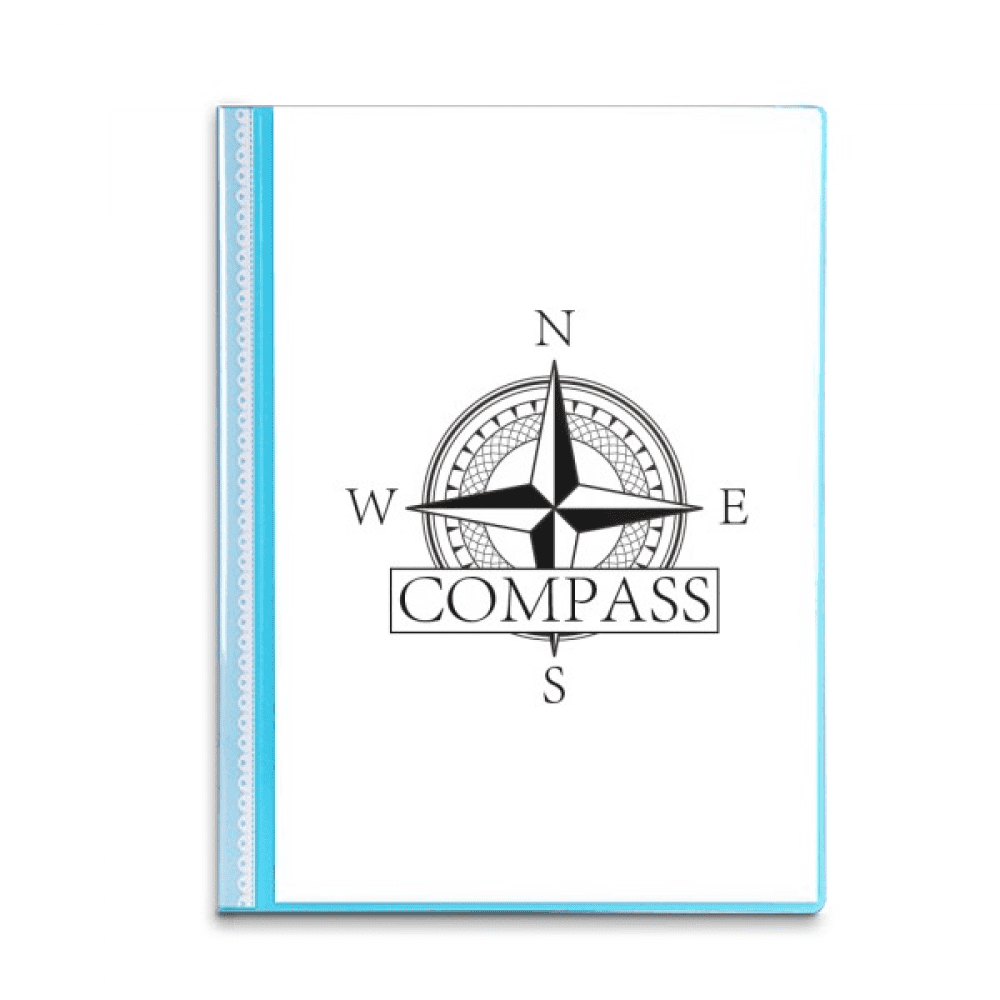 Direction Compass Navigation Astronomy Book Sheet Protectors Portfolio ...