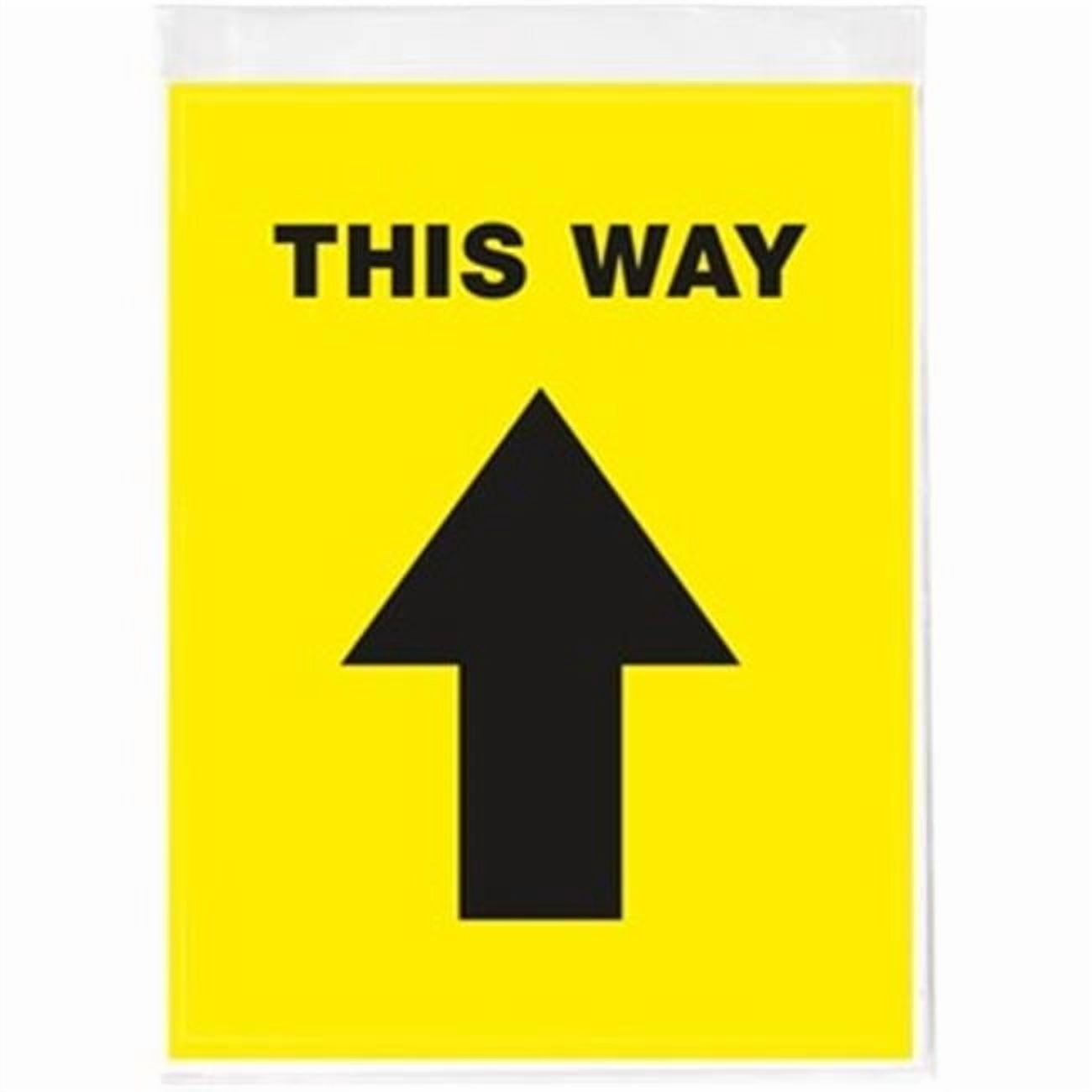 Directional Floor Decals for Decals This Way Print & Message Wall ...