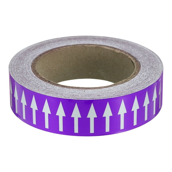 Directional Flow Arrow Tape 1-3/16"x65', Adhesive Pipe Identification ...