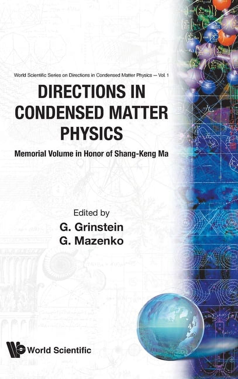Directions in Condensed Matter Physics Directions in Condensed Matter ...