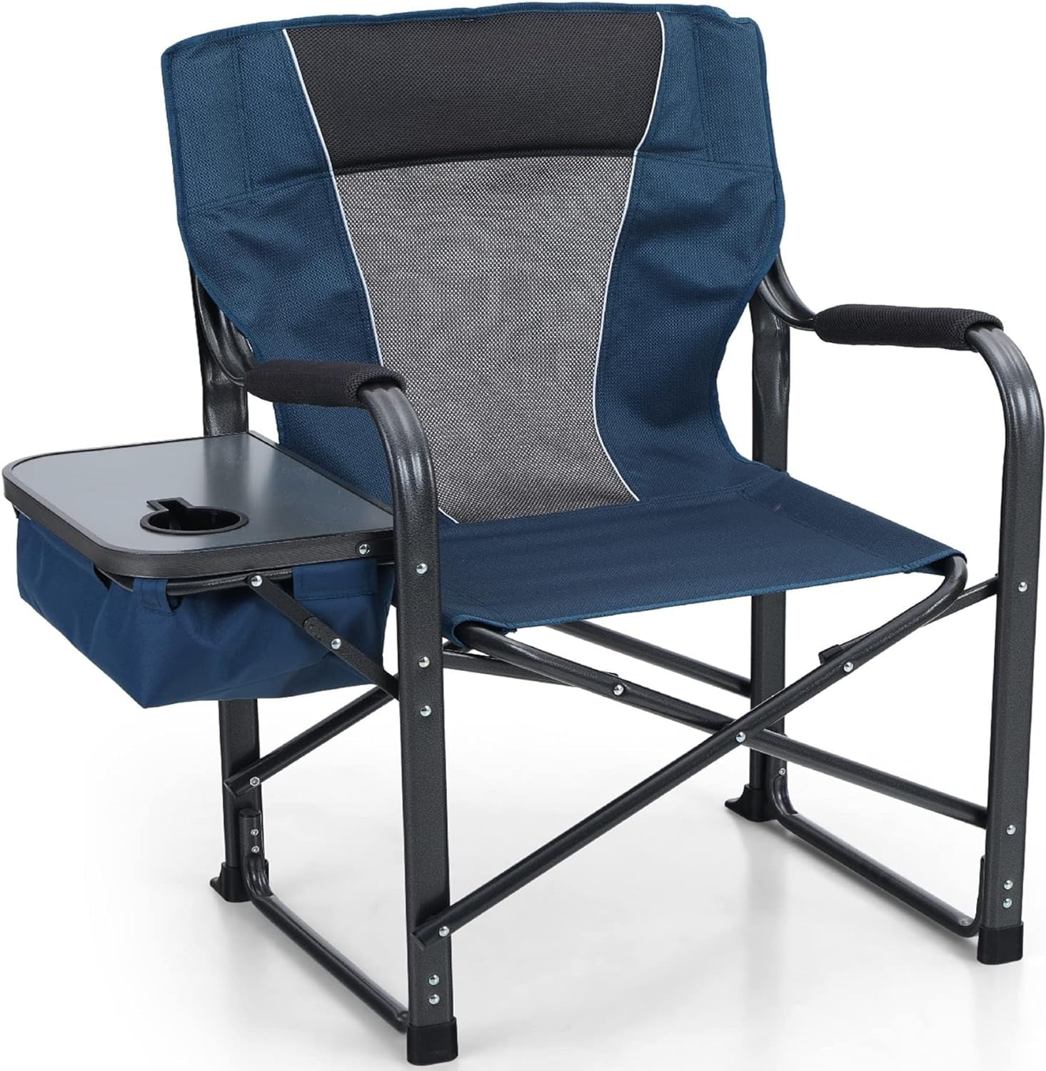 Director Chair with Side Table Heavy Duty Portable Chair with Cup ...