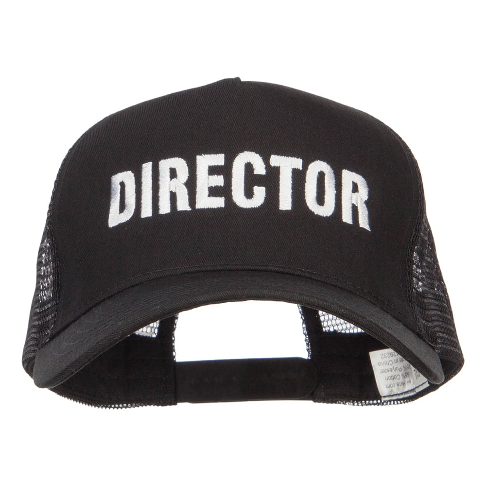 Director Embroidered Big Size Trucker Cap - Black XL-3XL - Walmart ...