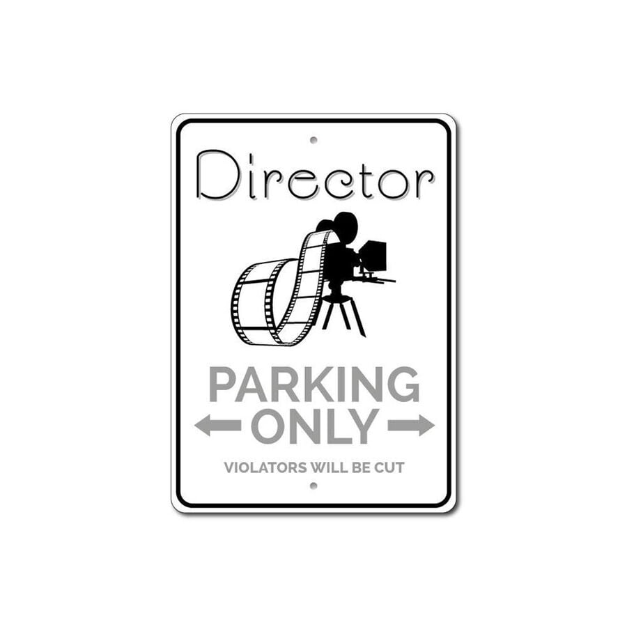 Director Parking Sign Director Film Director Metal Sign Size: 16 x 12 ...