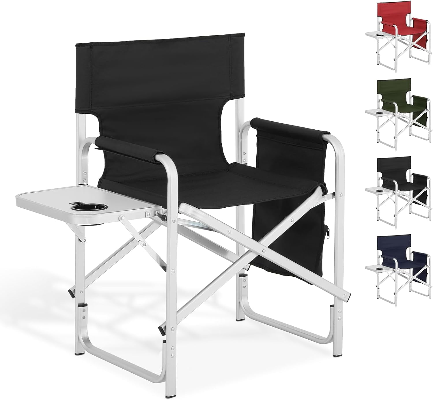 Directors Chair 31\u201CTall Foldable Camping Chairs Folding Aluminum ...