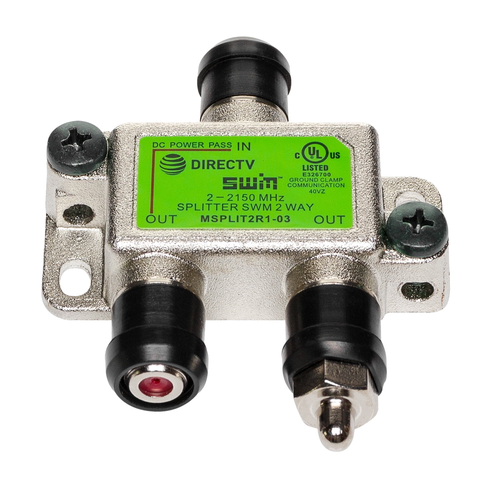 Directv Swm Msplit2r1-03 Approved 2-Way Wide Band SWM Splitter ...