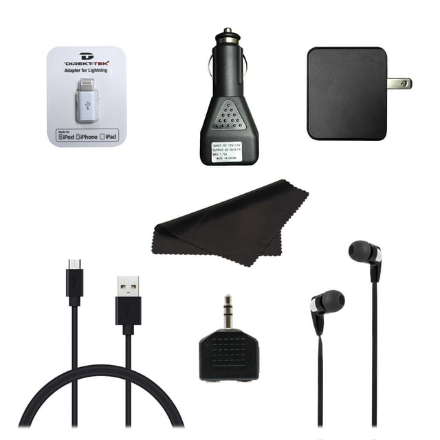 Direkt-Tek On-The-Go Mobile Accessory Kit for iOS Devices, Micro USB to ...
