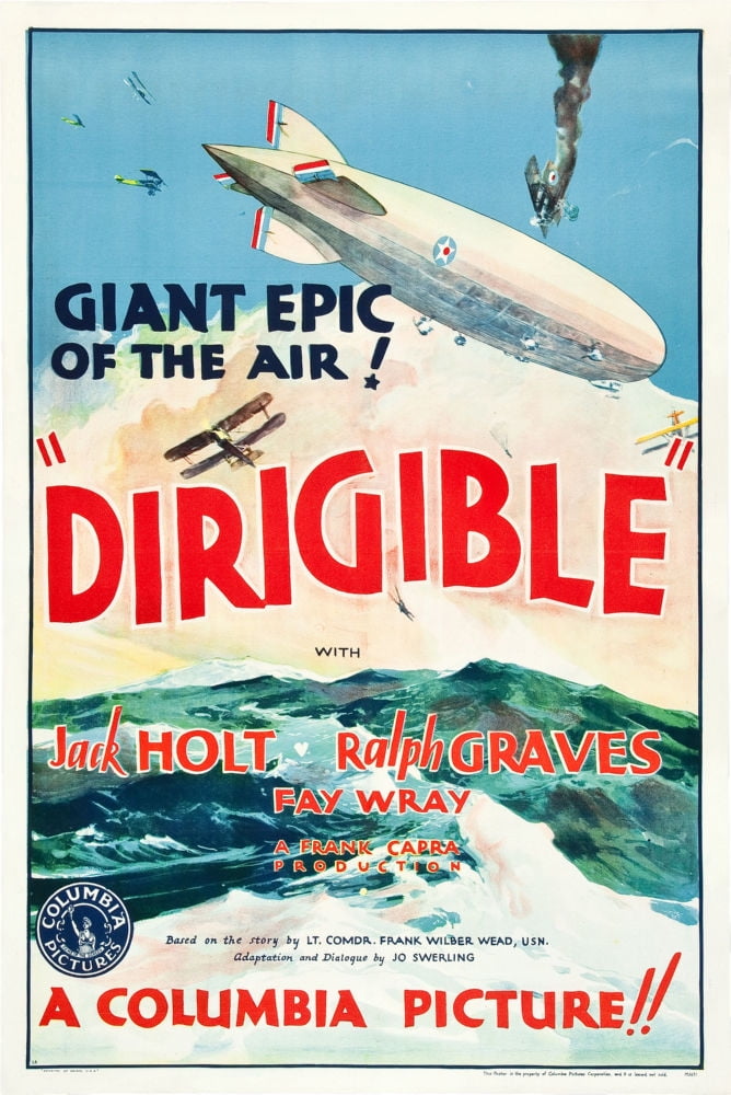 Dirigible Movie Poster 12x16 Print on Metal Sign 12in x 16in Multi ...