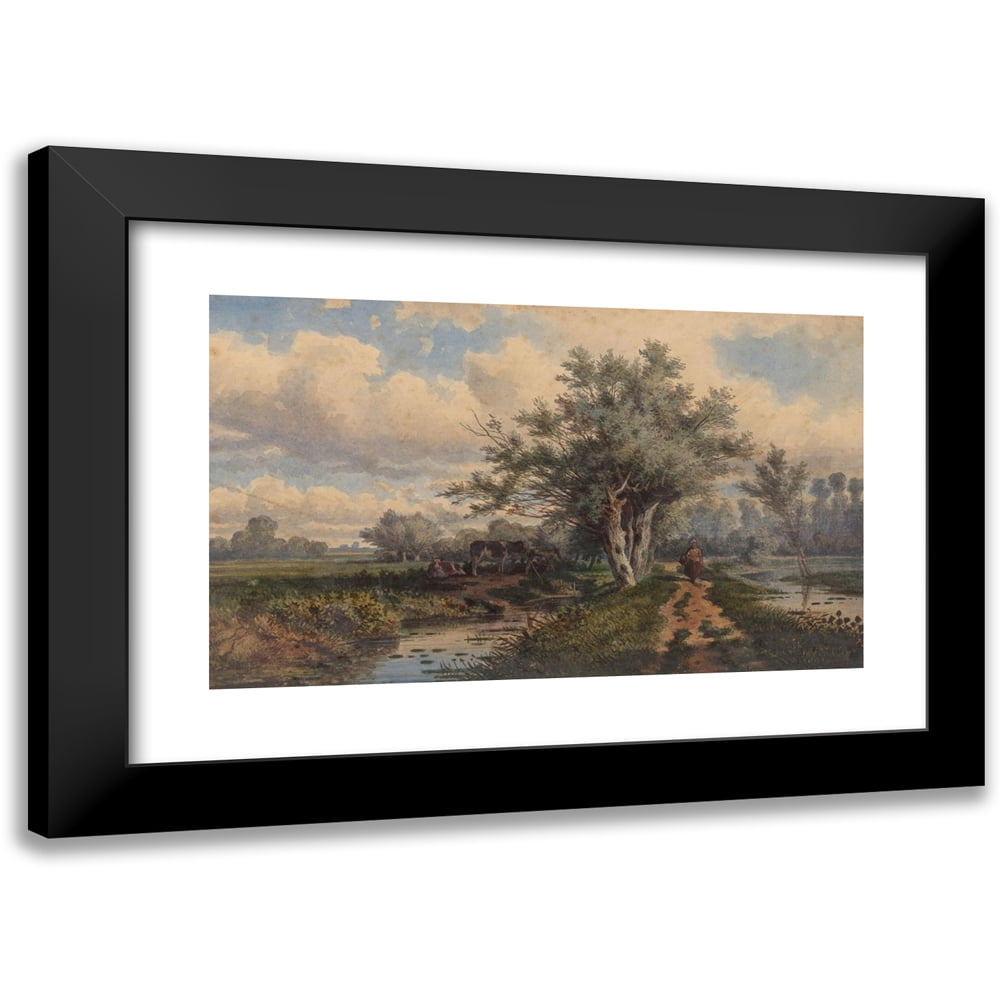 Dirk Van Lokhorst 14x10 Black Modern Framed Museum Art Print Titled ...