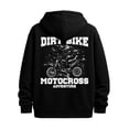Dirt Bike Adventure hoodies & sweatshirt men hoodies black Comfy Loose Drawstring Trendy Hooded ...