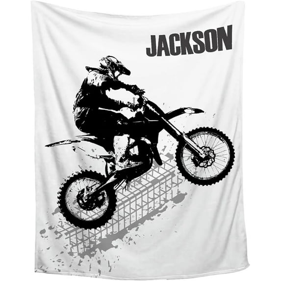 Dirt Bike Blanket Gifts,Ultra Soft Motorbike Throw Blanket| Gifts for ...