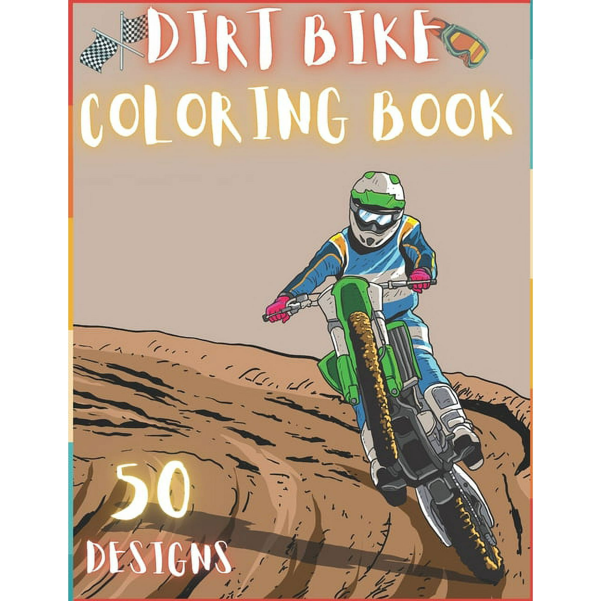 Dirt Bike Coloring Page