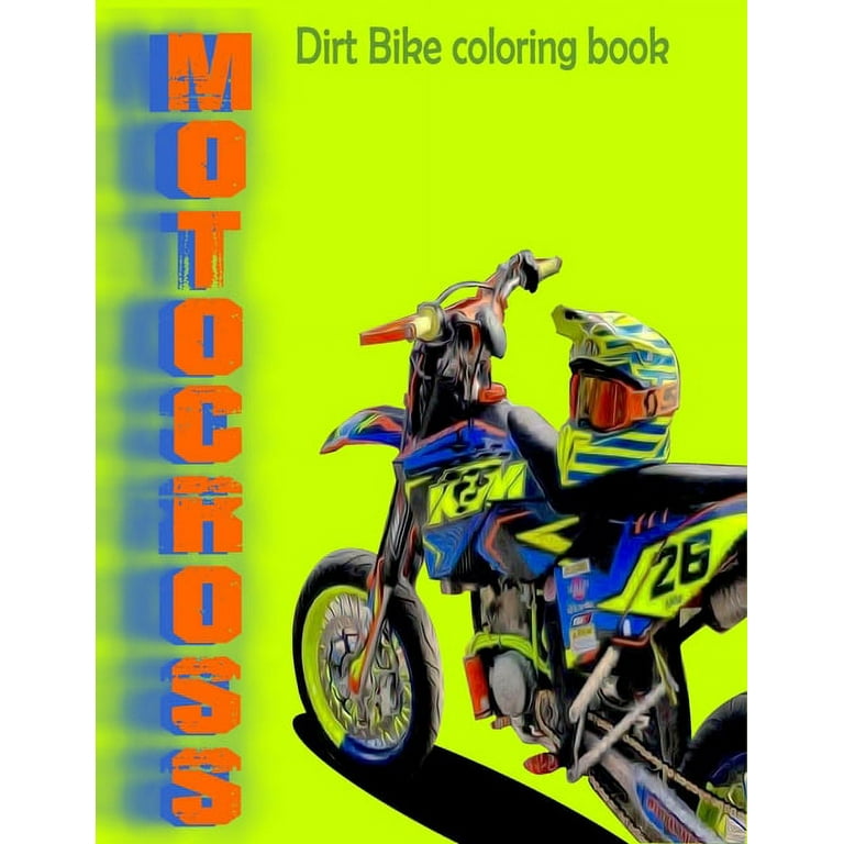 kids dirt bike coloring pages