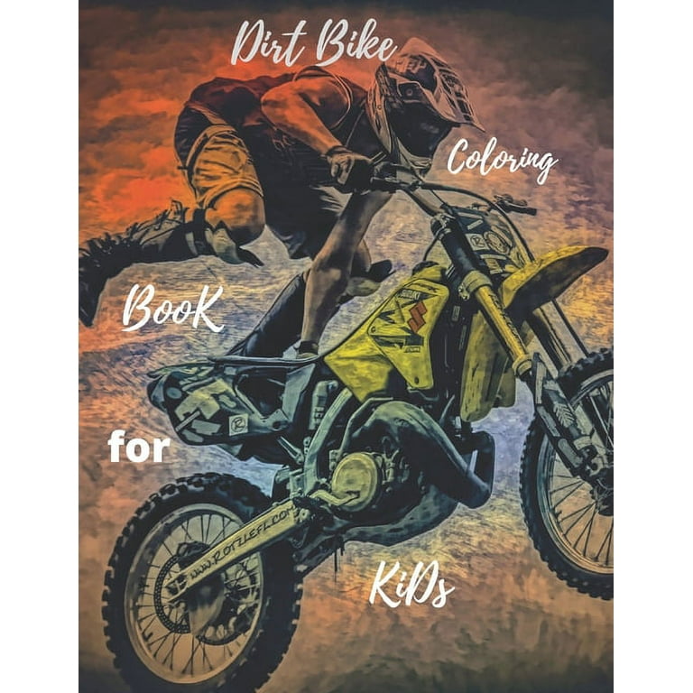 coloring pages dirtbike