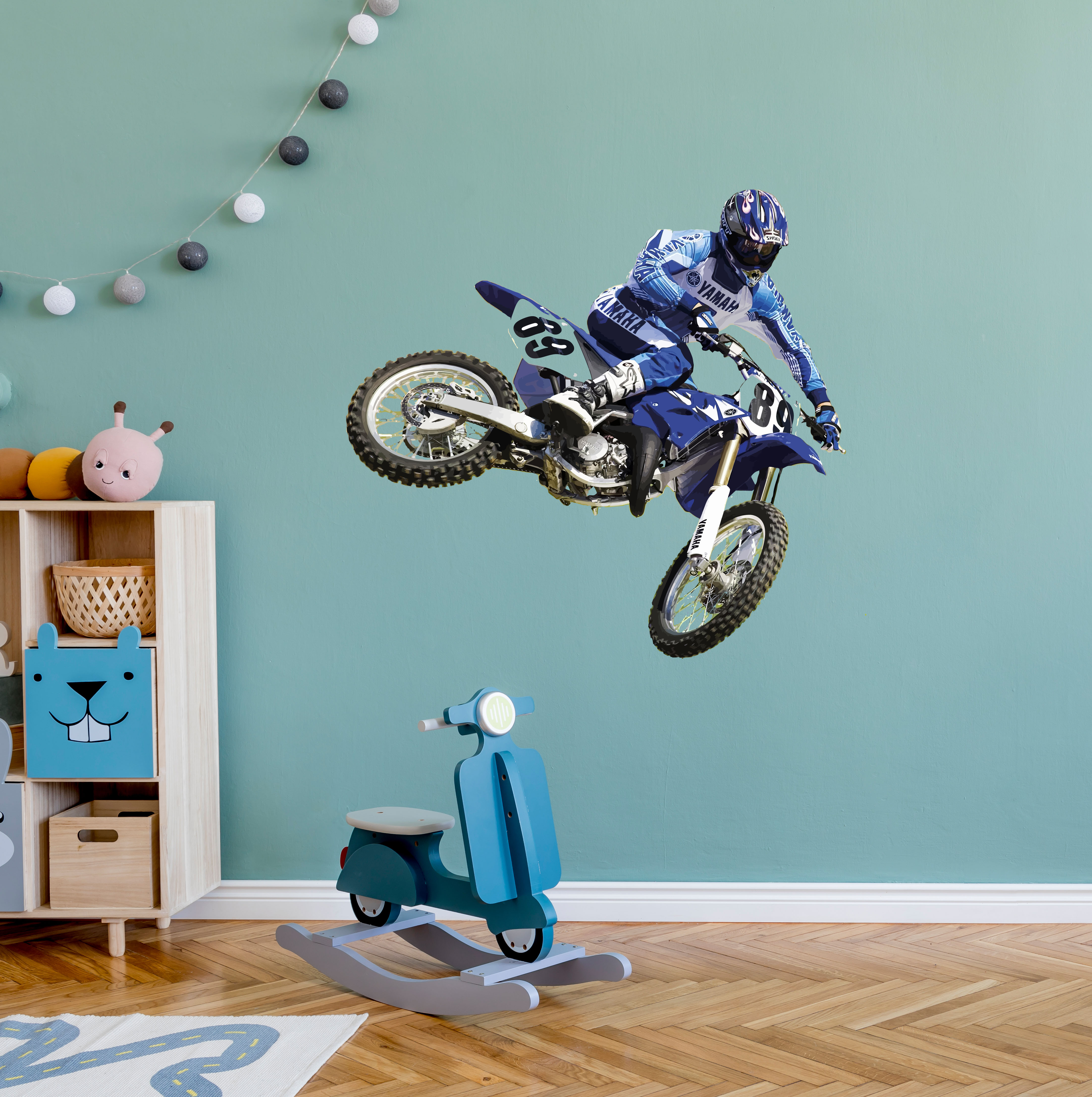 Vector Cute Smiling Happy Wall Decal Sticker by Wallmonkeys Vinyl Peel ...