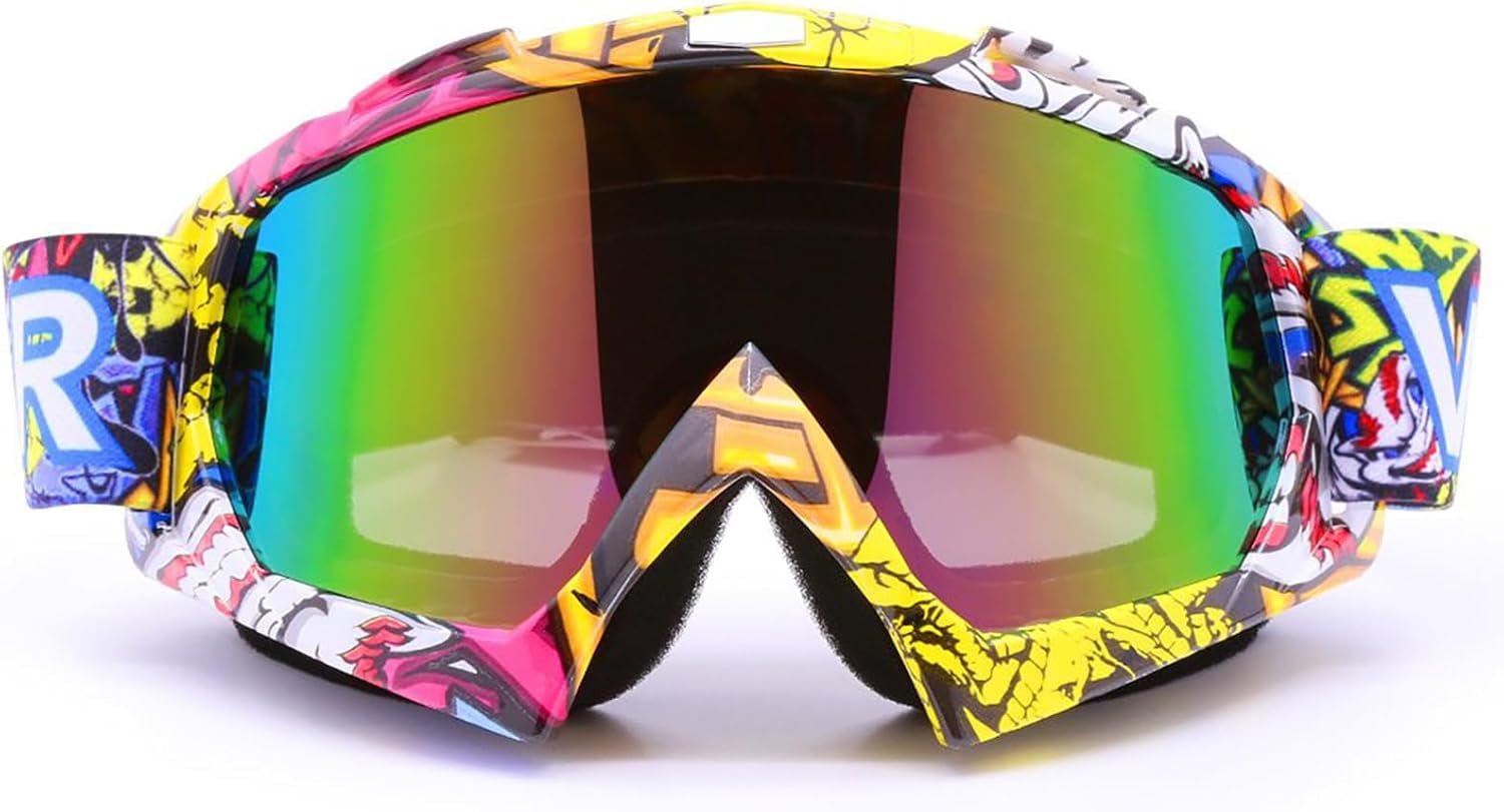 Dirt Bike Goggles, ATV Motorcycle UTV MX OTG Accessories Goggle Glasses ...