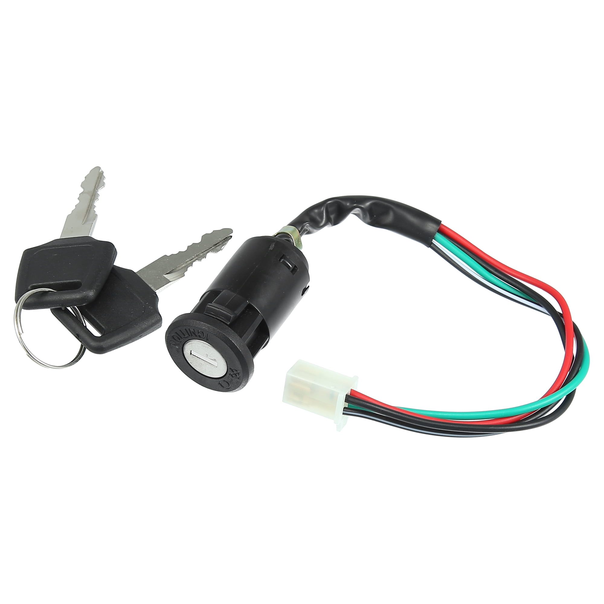 Dirt Bike Ignition Key Switch Black with 4 Wire for 50cc-250cc Mini ...