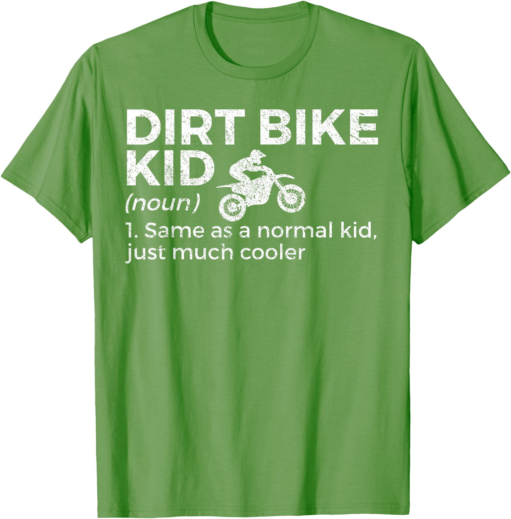 Dirt Bike Kid Definition Motocross Softstyle Unisex T-Shirt,Lime Color ...