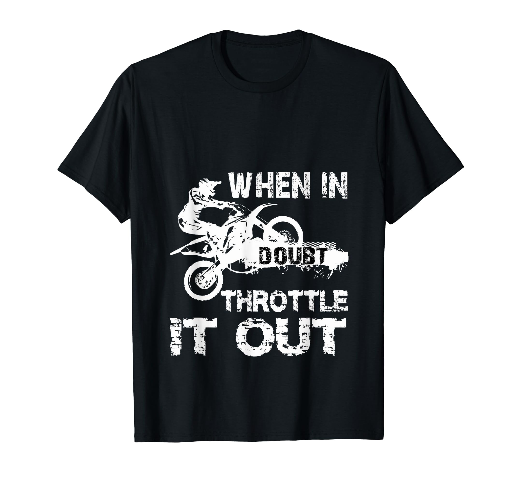 Dirt Bike MotoCross T-Shirt Black Tee Biker Riding Motorcycle Gift Tee ...