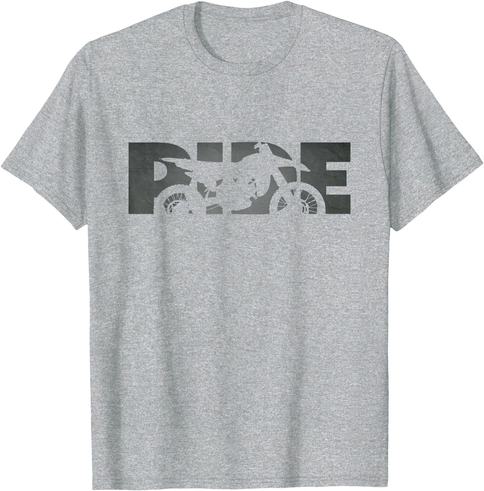 Dirt Bike Motocross Softstyle Unisex T-Shirt,Sport Grey Color,Size YM ...
