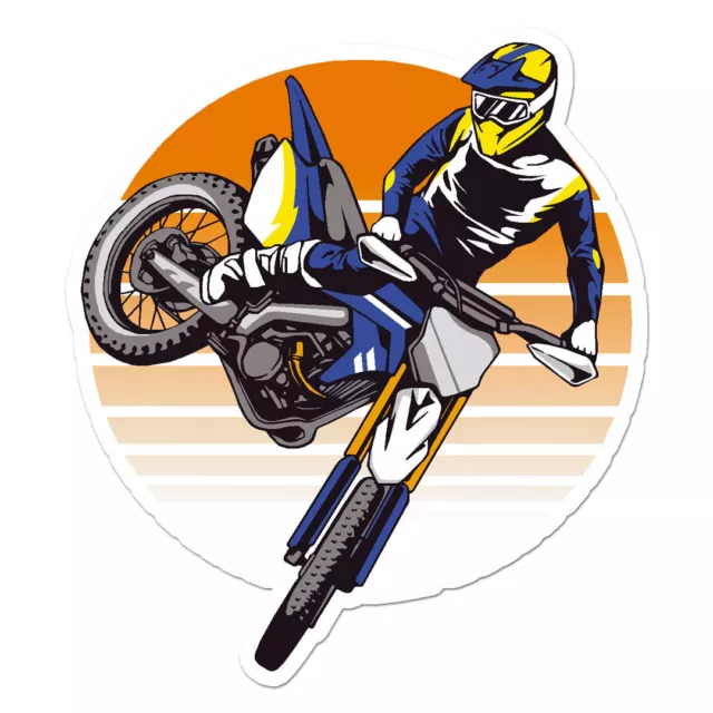 Dirt Bike Motocross Sticker Phone Decal Water Bottle Stickers Car ...