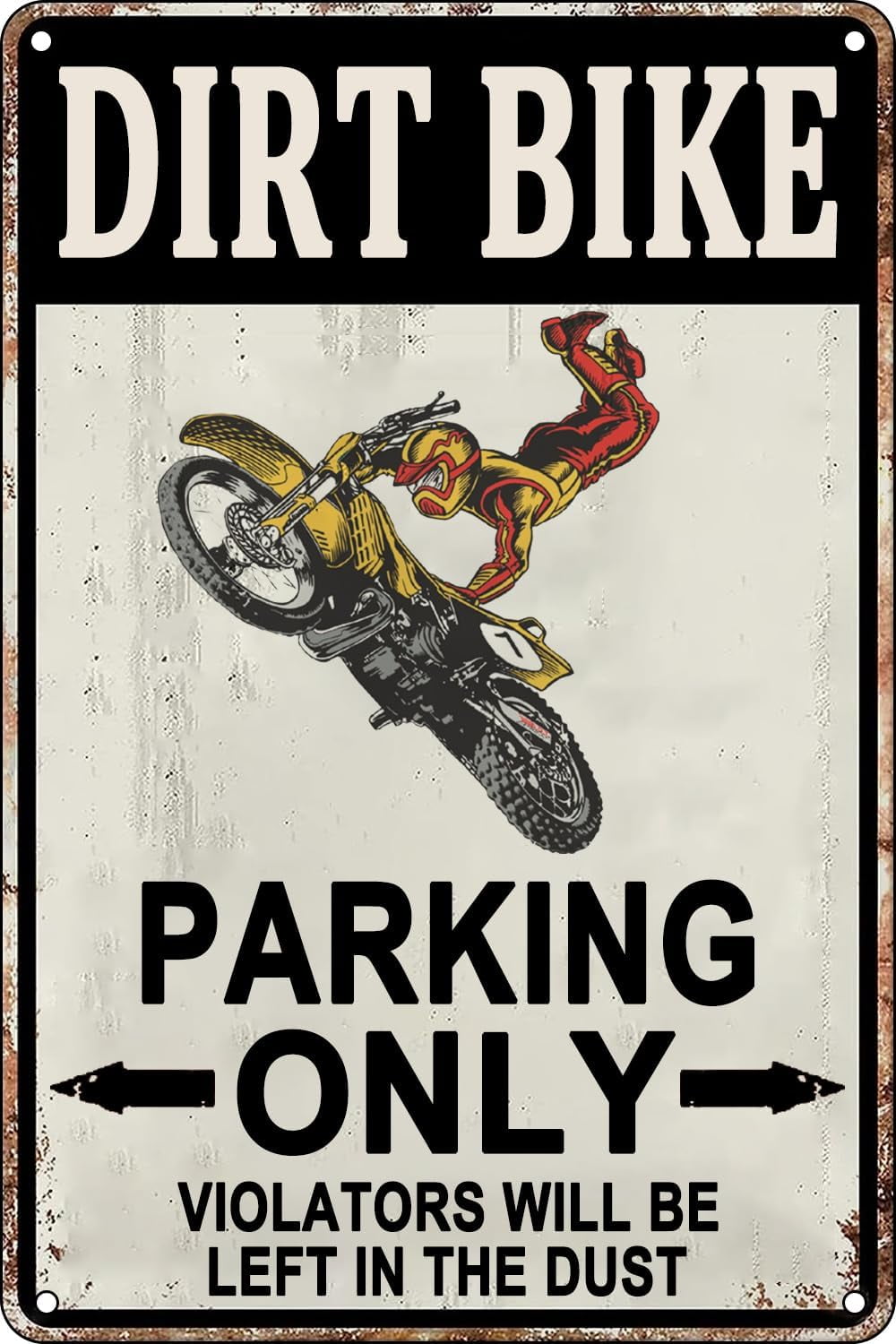 Dirt Bike Parking Only Dirt Bike Accessories For Boys Room Decor for ...