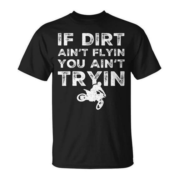 Dirt Bike Riding MX Motocross Rider Tee Unisex Adult Cotton T-Shirt ...