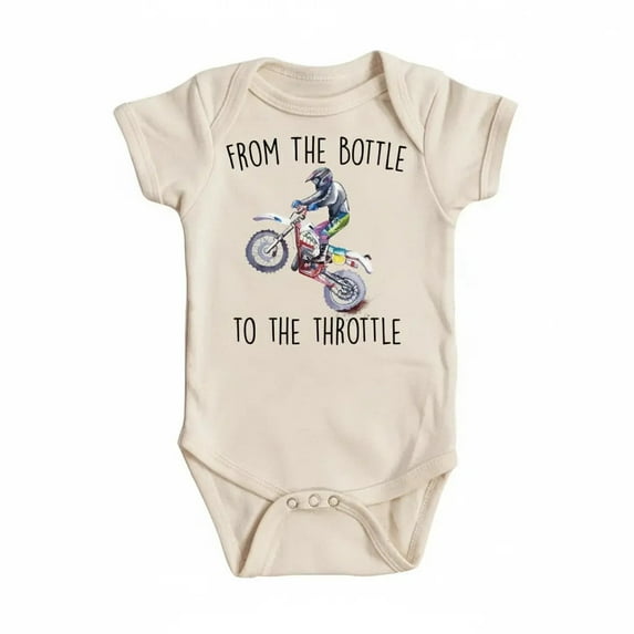 Dirt Bike Thorttle Newborn Baby Bodysuit - Walmart.com