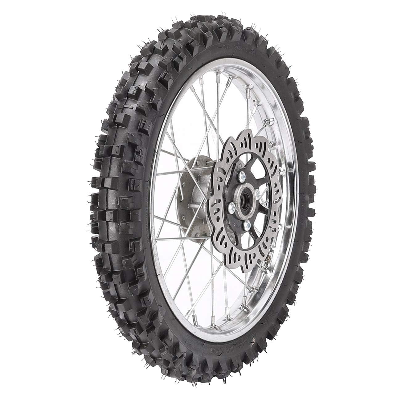 Dirt Bike Tire Front 60/100-14 Tire Wheel Assembly with 1.4x14 Inch Rim ...