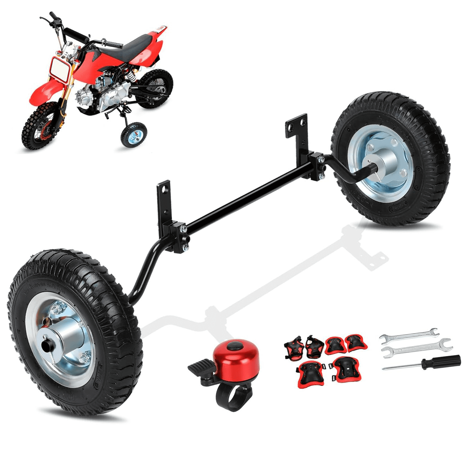 Dirt Bike Training Wheels 50cc with Bell Replacement for Razor MX350 MX400 MX500 MX125 Dirt ...