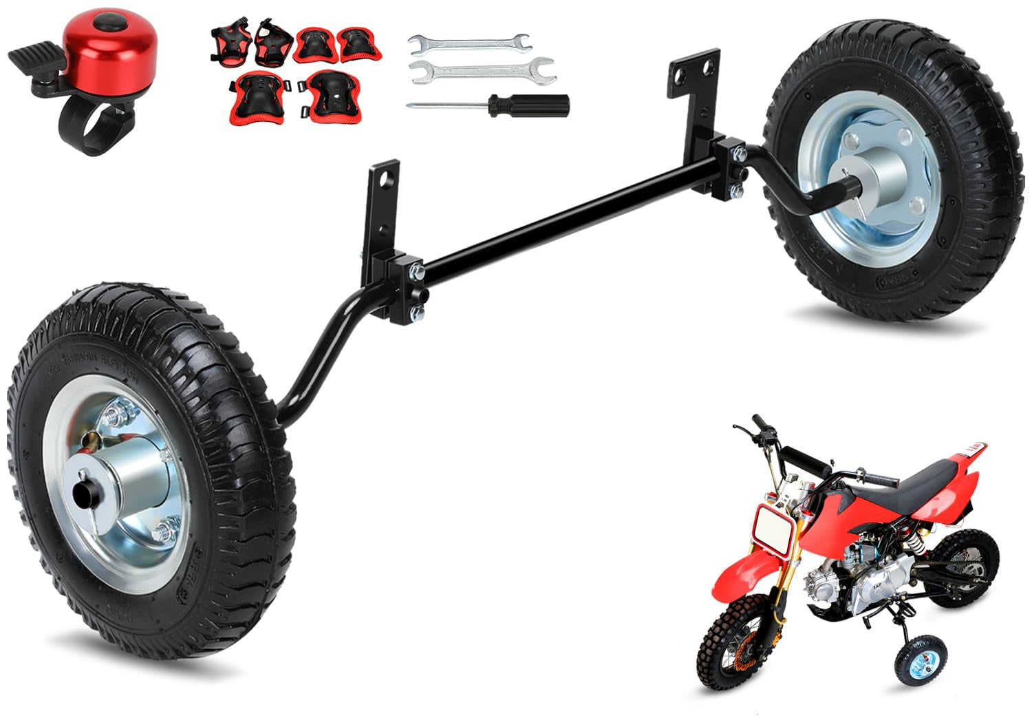 Dirt Bike Training Wheels Compatible with 49cc 50cc Razor MX350 MX400 ...