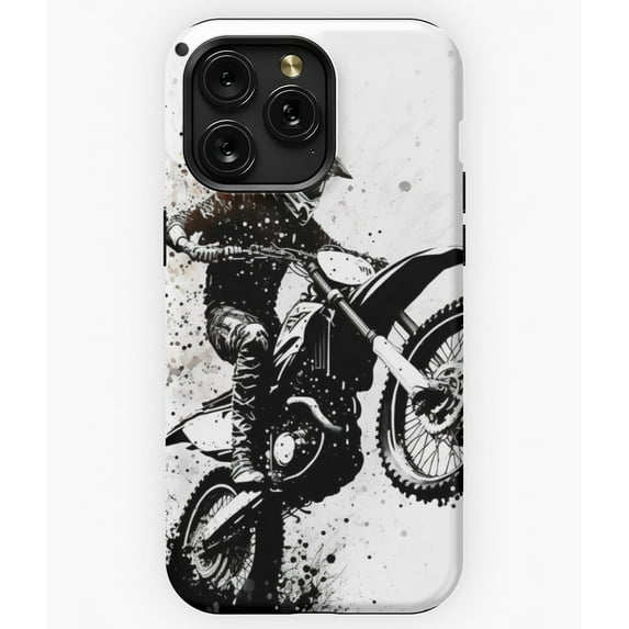 Dirt Bike Wheelie Black Splash G4180 Phone Case for iPhone17 16 15 14 13 12 11 Pro Max - Walmart.com