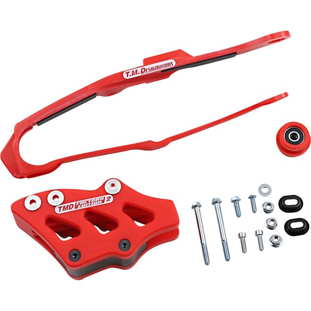 Dirt Cross Multi-Purpose Chain Slide-N-Guide Kit FE2 Guide, Red ...