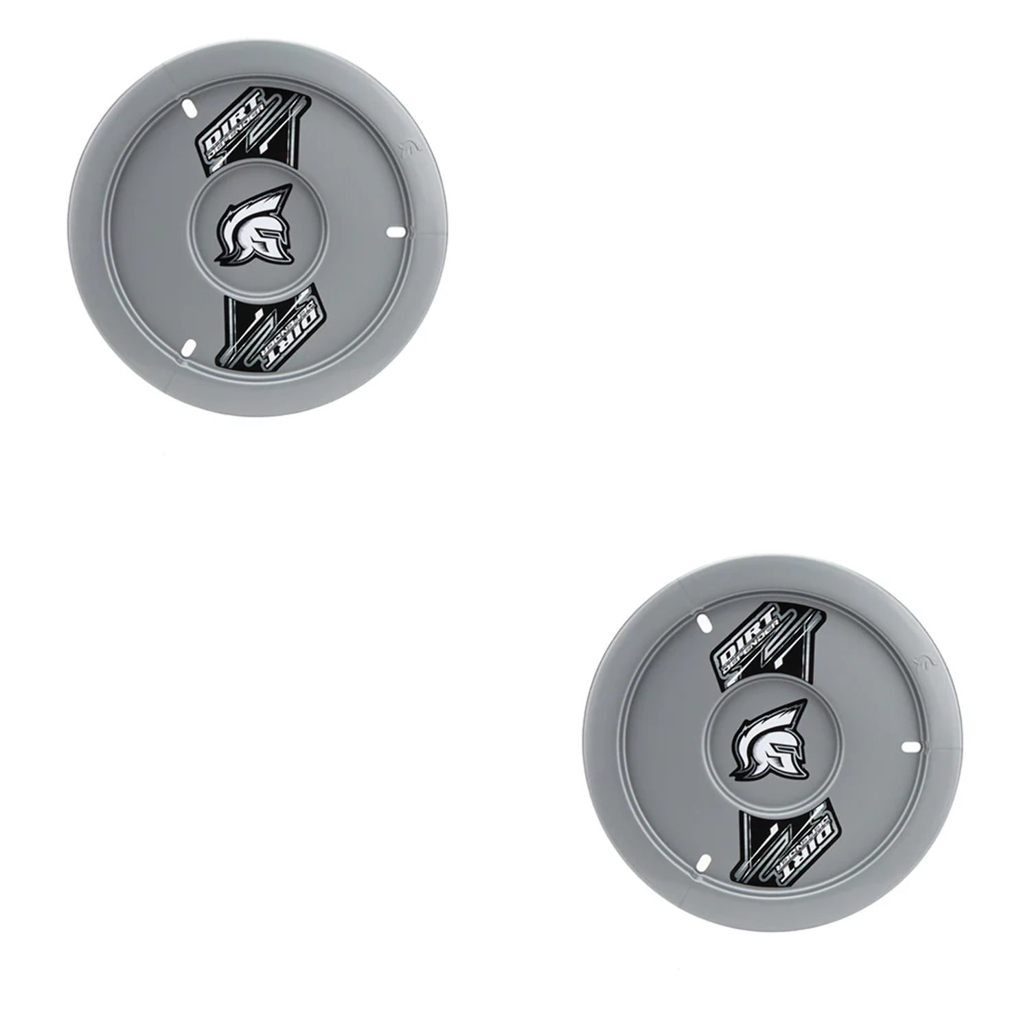 Dirt Defender 15 x 8 Gen II Solid Wheel Covers Mud Covers Grey 2 Pack ...